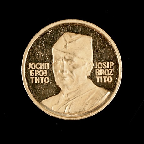 MEDAL, 18k gold, Yugoslavia, mid 20th century. Coins, Medals & Stamps ...