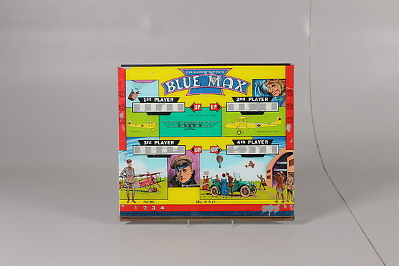 FLIPPERGLAS, "Blue Max", Chicago Coins, 1960/70-tal. Övrigt - Övrigt ...