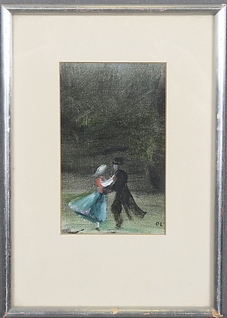 OLLE LINDGREN. Oil on canvas, encouraged. Art - Paintings - Auctionet