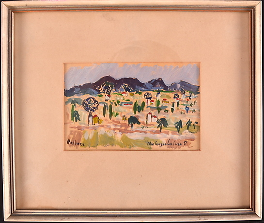 MAX GREGOR CARLSSON. Blandteknik. Konst - Måleri - Auctionet