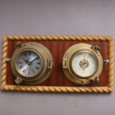 KLOCKA & BAROMETER, Gorch Fock Quartz & Nauticalia Cabin. Samlarföremål ...