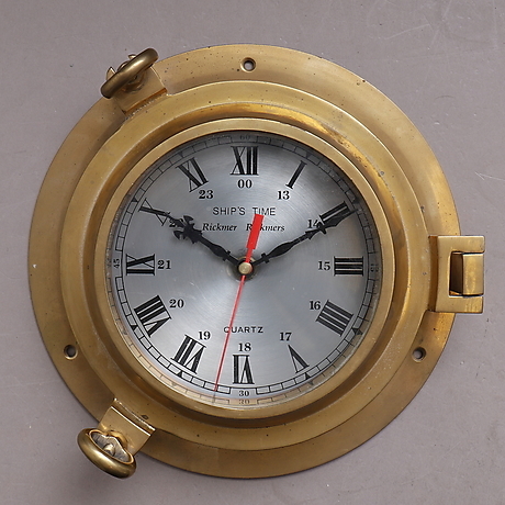 SKEPPSUR, mässing, Ship´s time Rickmer Rickmers, Quartz. Klockor & Ur ...