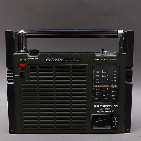 Radio - Sony Solid State, Sports 11. Övrigt - Teknika & Nautika - Auctionet