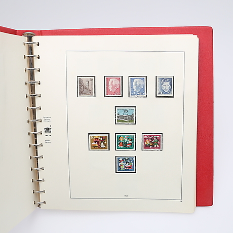 STAMP COLLECTION GERMANY, mounted in Safealbum. Coins, Medals & Stamps ...