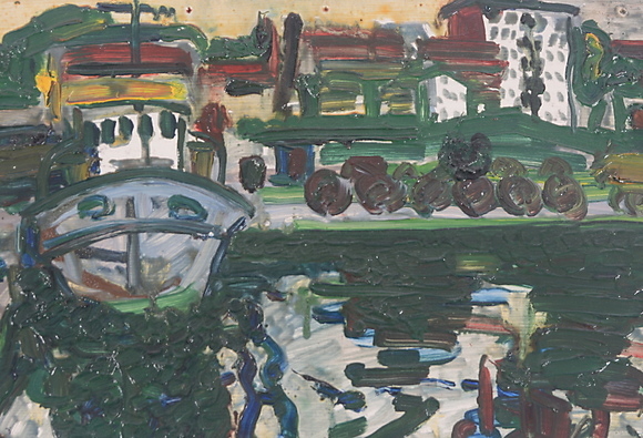 LARS HERDER. Oil on Board. Art - Paintings - Auctionet