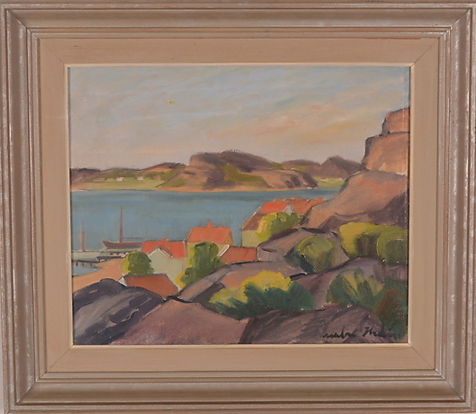 REUBEN HEDIN. Oil on canvas. Art - Paintings - Auctionet