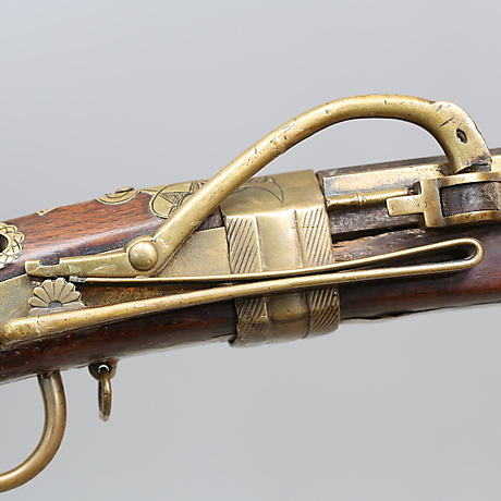 BALL LOCK RIFLE so-called teppo tanegashima, Japan, 17/1800s. Weapons ...