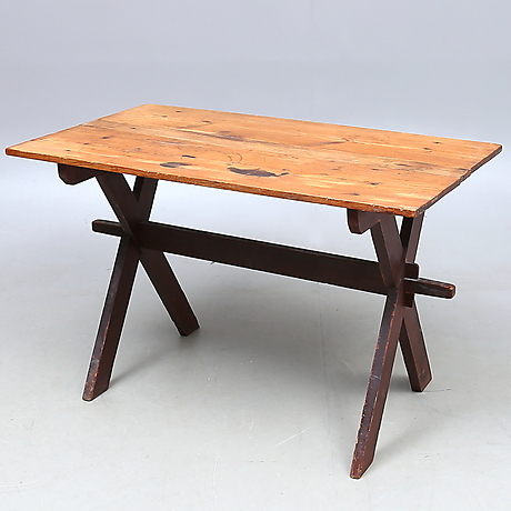 BOCKBORD, furu, 1900-tal. Möbler - Bord - Auctionet