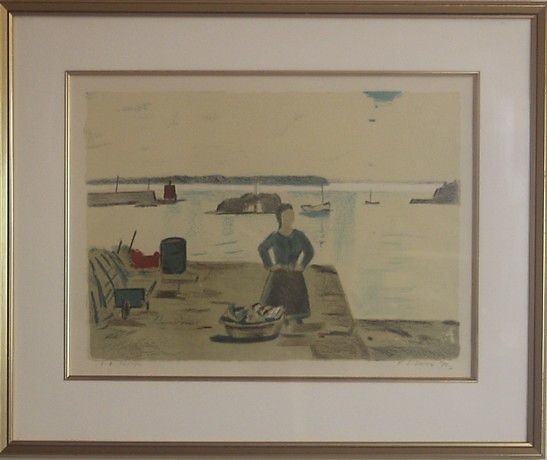 NILS OVE OLSON. LITHOGRAPHY, signed. Art - Engravings & Prints - Auctionet