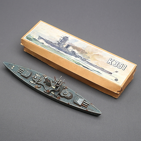 KELLERMANN, stridsfartyg, plåt, K351, Tyskland, 1920/30-tal, i ...