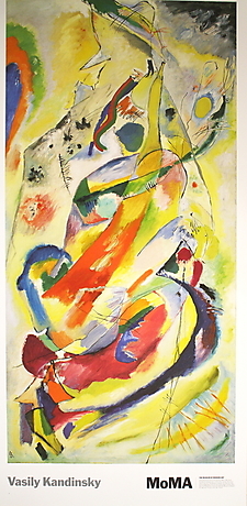 VASILY KANDINSKY. exhibition poster, "Museum of Modern art New York ...
