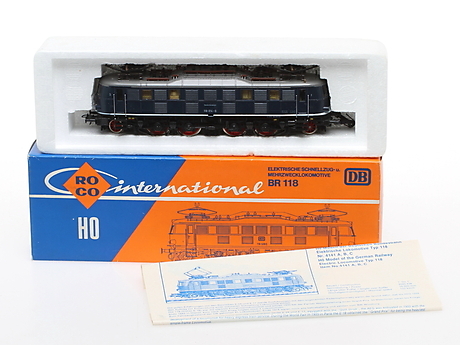 MODEL TRAIN ROCO 4141 B, locomotive BR 118 in original box. Toys ...