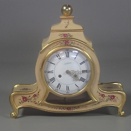 TABLE CLOCK Du Chateau, wood. Clocks & Watches - Mantel clocks - Auctionet