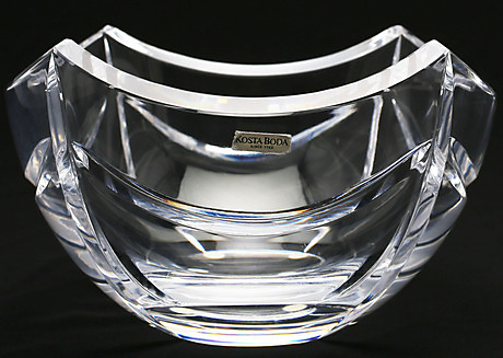 BOWL, crystal, Gun Lindblad, Kosta Boda. Ceramics & Porcelain ...
