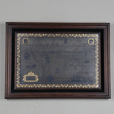 KARTA. silver, "The Royal geographical society silver map". England ...
