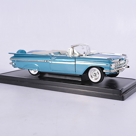 MODEL CAR, Chevrolet Impala, sheet metal, 1959. Toys - Auctionet