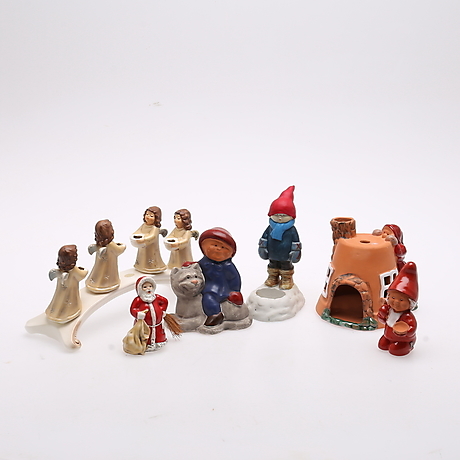 TOMTAR, 5 st, bla. Goebel, Jie, Gabriel, 1900-tal. Keramik & Porslin ...