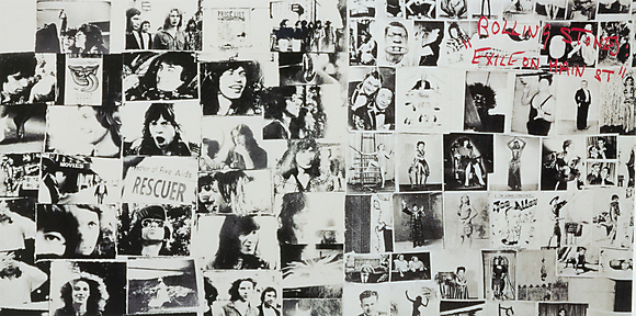 SKIVOMSLAG, "Exile on main St.", Rolling Stones. Konst - Grafik - Auctionet