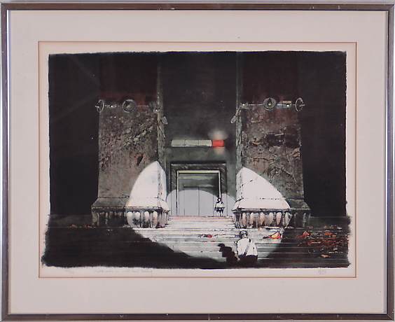 ROJ FRIBERG. Färglitografi. Konst - Grafik - Auctionet