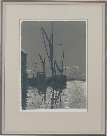 ROLAND SVENSSON. Ham motif, fær lithography, signed and numbered 61/310 ...