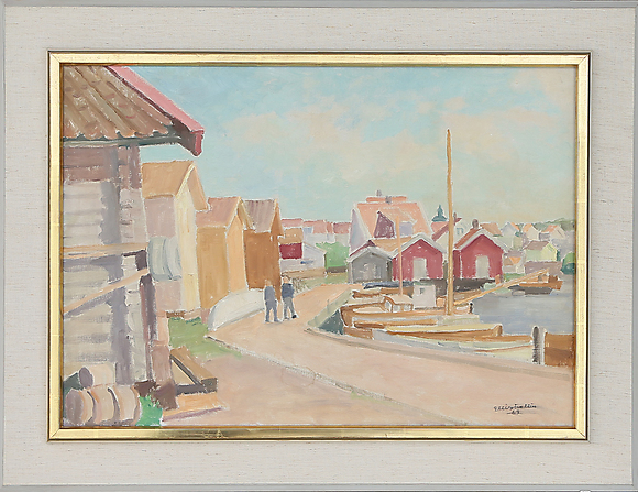 ELLIS WALLIN. OIL on canvas, signed and dated 1969. Art - Paintings ...