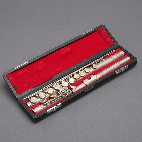 TVÄFLÖJT, Hernals Japan. Samlarföremål - Musikinstrument - Auctionet