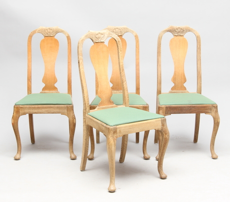 SILLAS, 4 piezas, estilo rococó, década de 1900. Muebles - Sillas y ...