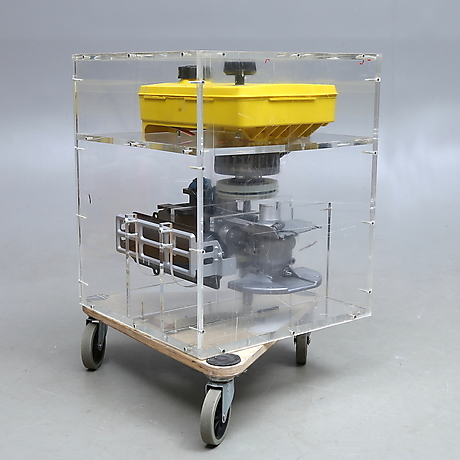 EXPLODED SKETCH, of Sachs-Motor, mounted in plexiglass box, 1900s ...