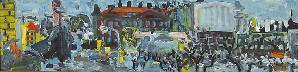 LARS HERDER. Helsingborg motif, oil on Board, signed. Art - Paintings ...