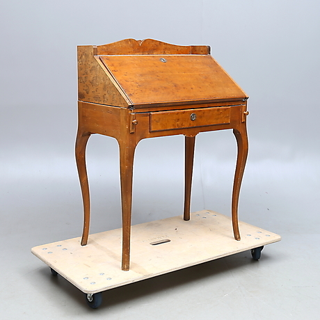 SLIDE-FLAP SECRETARY, rococo style, birch, 20th century. Furniture ...