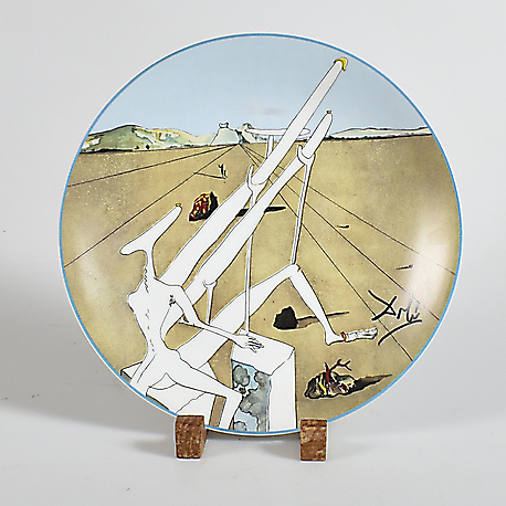 SALVADOR DALÍ. PLATE, 1 pc. Salvador Dali, after. "Dali Martien ...