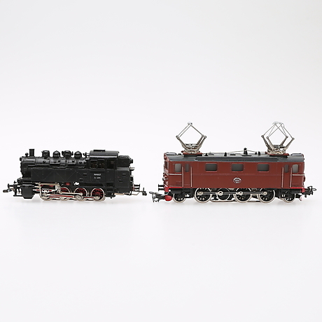 MÄRKLIN, TWO LOCOMOTIVES: GS800, ELECTRIC LOCOMOTIVE, HO as well. Toys ...