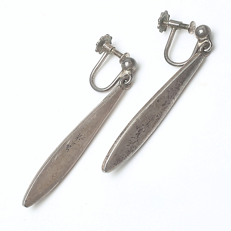 RAY URBAN. Örhängen, ett par, sterlingsilver, med skruv, Stockholm ...