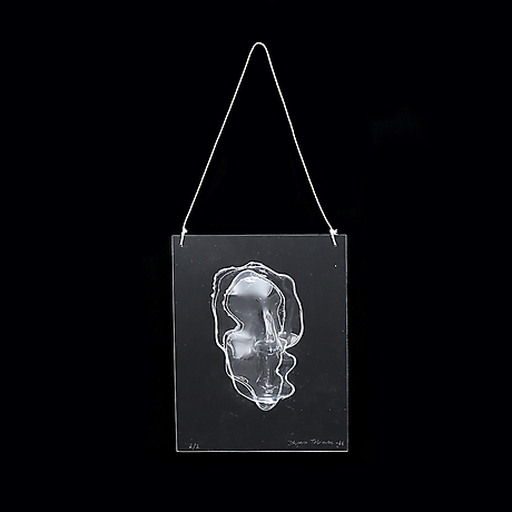 STEFAN TELEMAN. PENDING SCULPTURE, plastic, signed 2/2, and dated 1966 ...