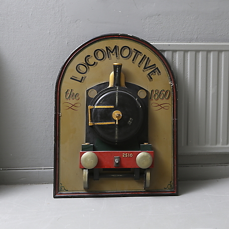 SIGN, "The Locomotive 1860". Art - Other - Auctionet
