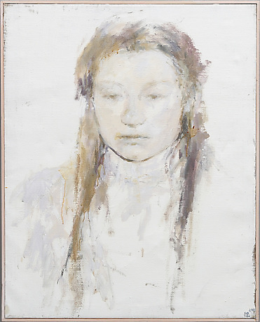 MARIA BJÖRKLUND. PORTRÄTT. Konst - Måleri - Auctionet