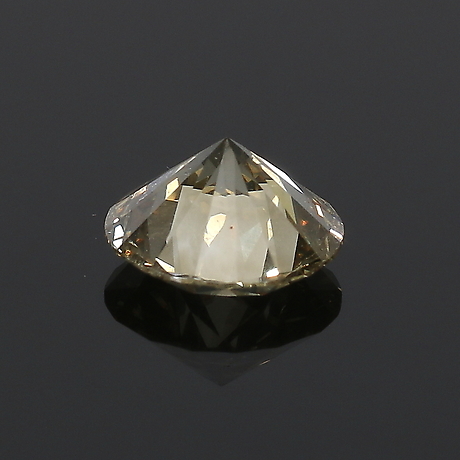 DIAMOND, unset, brilliant cut approx. 0.56 ct. certificate from HRD ...