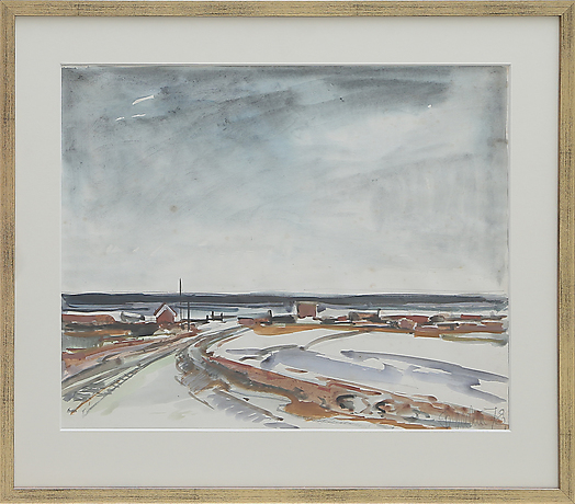 BERT ZEDRÉN. WATERCOLOR on paper, signed and dated 1978. Art - Drawings ...