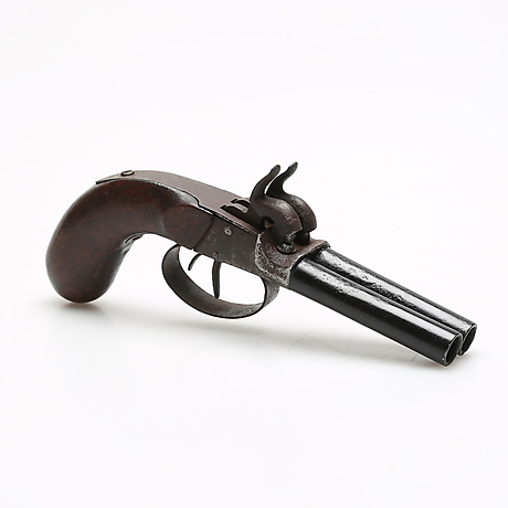 BUCKLE PISTOL, double barrel, circa 1900. Weapons & Militaria - Guns ...