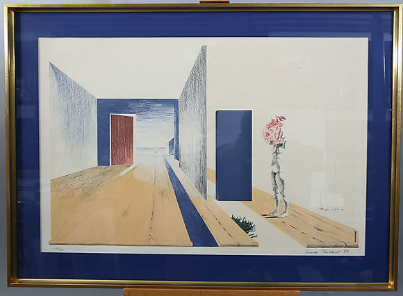 SUNE RUDNERT. Färglitografi, numrerad 135/200, signerad, daterad -77 ...