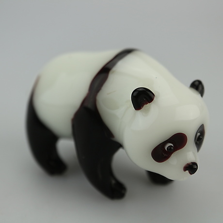 MURANO GLASS PANDA. Glass - Other - Auctionet