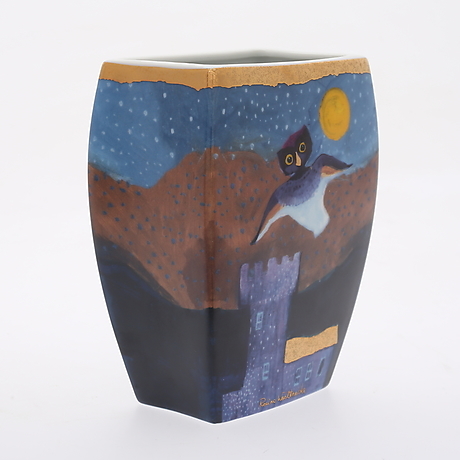 VAS, porslin, Rosina Wachtmeister, Goebel, Tyskland. Keramik & Porslin - Europeiskt - Auctionet