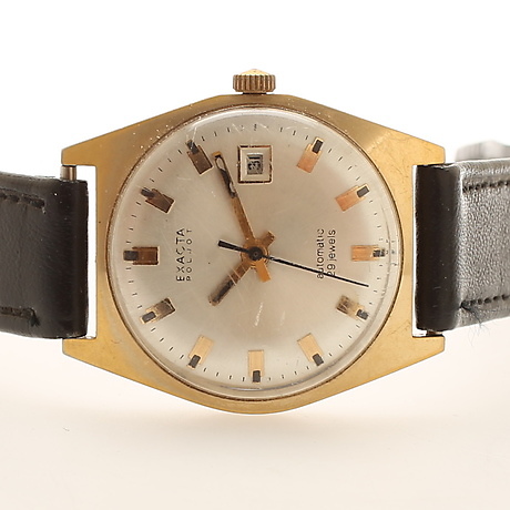 MEN'S WRIST WATCH, steel, Exacta Poljot, second half of the 20th ...