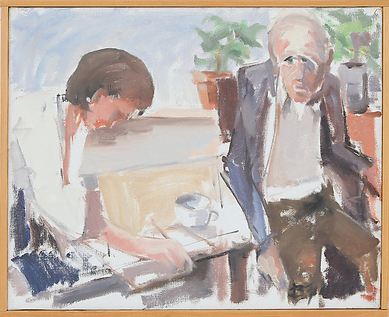 BERT ZEDRÉN. OLJA på duk, signerad, 1900-tal. Konst - Måleri - Auctionet