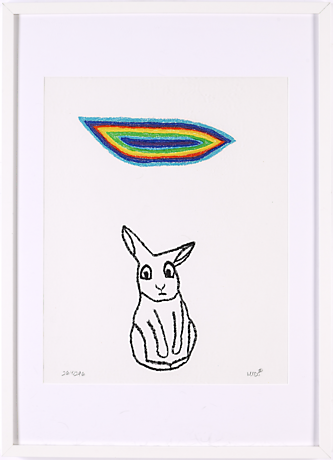 MARIANNE LINDBERG DE GEER. color lithograph, signed MLDG and numbered ...