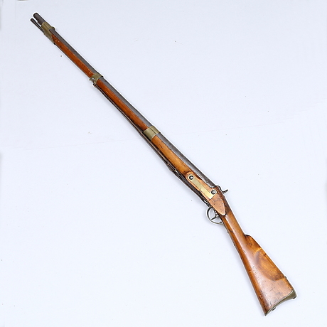 GIFÄR, cerradura de percusión, sueco, antiguo fusil de chispa militar ...