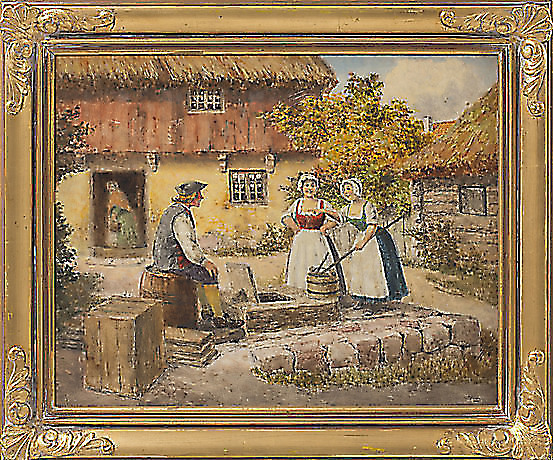 EMIL ÅBERG. "Convinced", oil on Board, signed. Art - Paintings - Auctionet