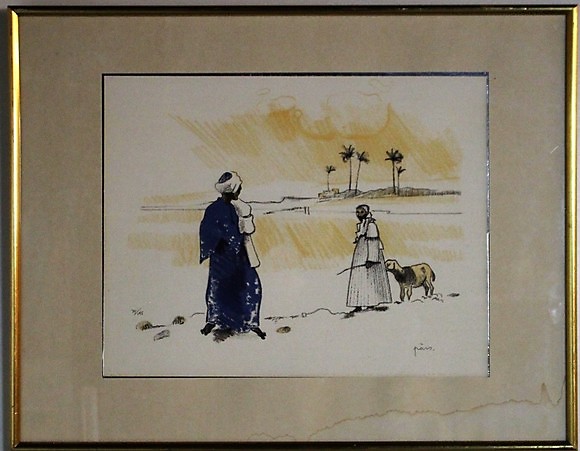 PÄR SANDBERG. LITHOGRAPHY, signed Pärs and numbered 74/195. Art ...
