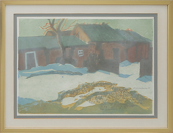 SVEN PERSSON. LITO 23/35, signerad och daterad 1973. Konst - Grafik ...