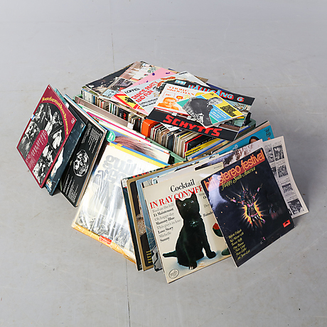 Sæt AF LP-plader, blandede titler, 1900-tallet. Øvrigt - Øvrigt - Auctionet